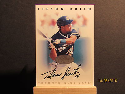 1996 Leaf Signature Autographs Silver #34 Tilson Brito | eBay
