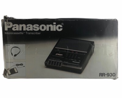 Dictation Machines - Panasonic Microcassette Transcriber Model
