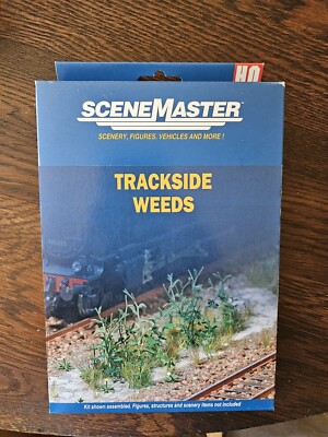 Walthers SceneMaster HO Scale Trackside Weeds Kit (Wild Flowers/Plants ...