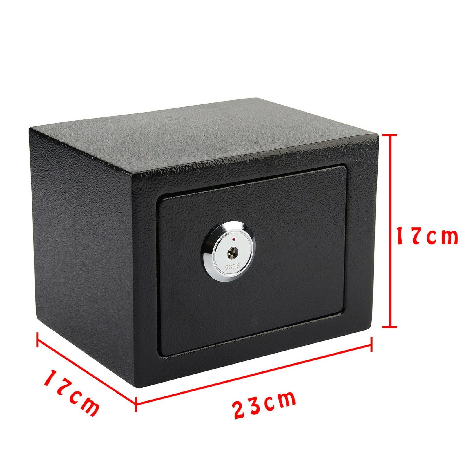 FIREPROOF STEEL SAFE SECURITY HOME OFFICE MONEY CASH SAFETY BOX WITH ...
