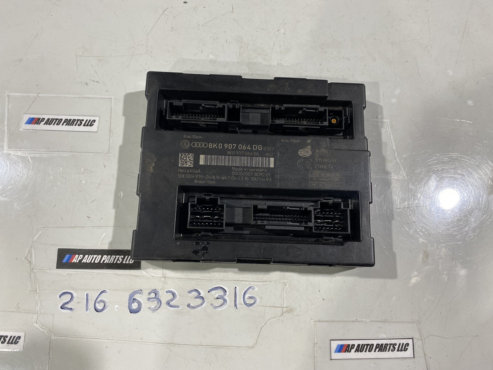 2008-12 Audi S4 A4 A5 S5 Q5 BODY COMFORT CONTROL MODULE FACTORY OEM ...