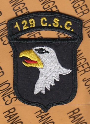 129th C.S.C. Composite Supply Co 101st Airborne Div. Air Assault 3.25 ...