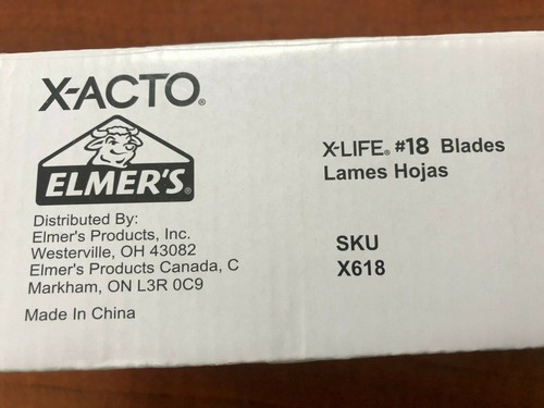 X-Acto H0859 #18 Heavyweight Chiseling Blades - pk. of 5 for sale ...
