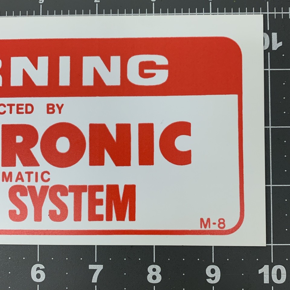 Home Protection Sign WARNING ELECTRONIC SECURITY ALARM SYSTEM 9”x4 ...