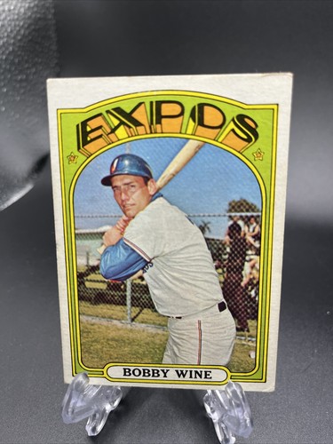 1972 Topps Set-Break #657 Bobby Wine - Montreal Expos Hi # VG-VGEX ...