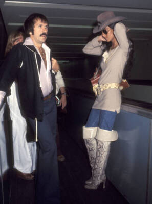 Singer Sonny Bono and singer Cher on June 12 1977 arrive at the Lo- Old ...