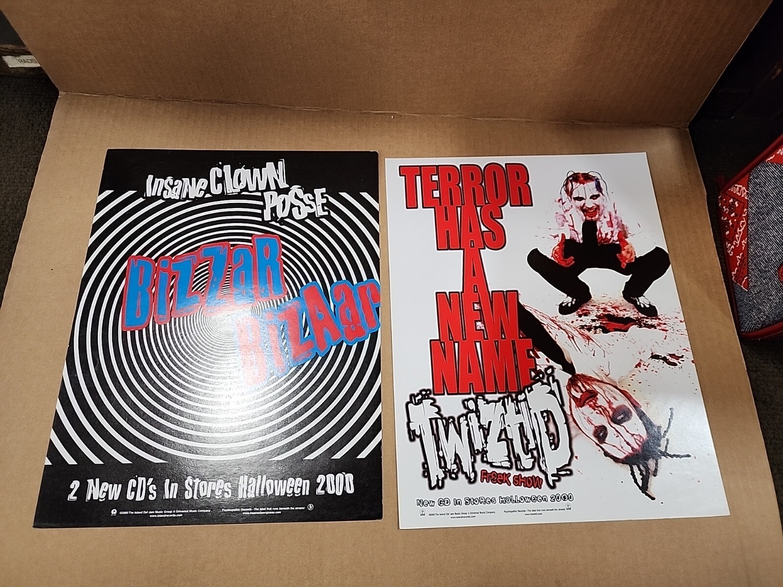 Insane Clown Posse Twiztid Bizzar Bizaar Flat Flyer 8.5x11 ICP ...