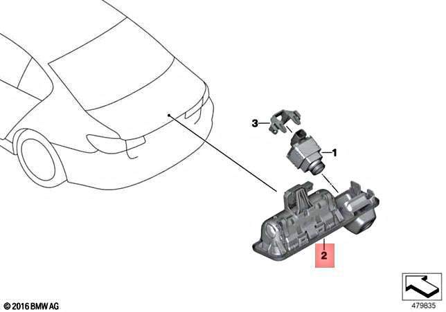 Genuine BMW ROLLS-ROYCE M5 X5 Phantom Boot Lid/Tailgate Push-Button ...