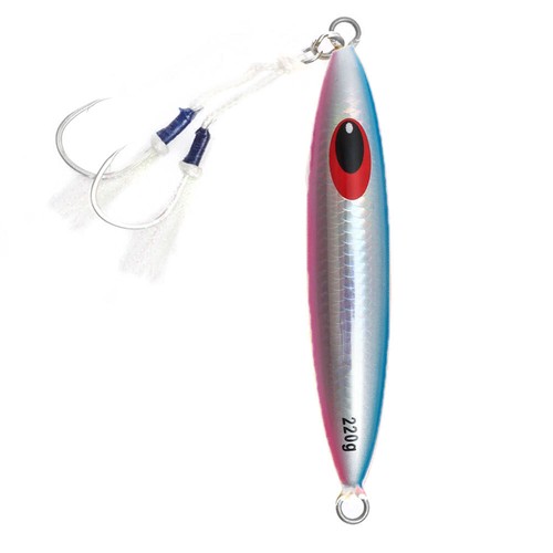 NOEBY Long Fall Slow Pitch Jig 220g 5/0 Blue Mac | eBay Australia