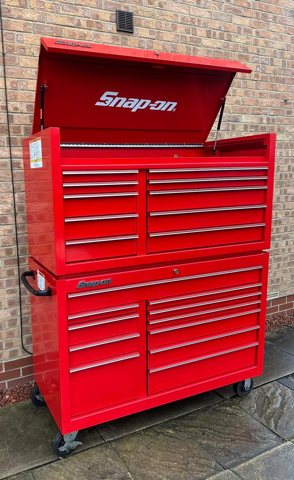 Snap On 55” By 24” KRA Top And Bottom Toolbox Roll Cab Stack | eBay
