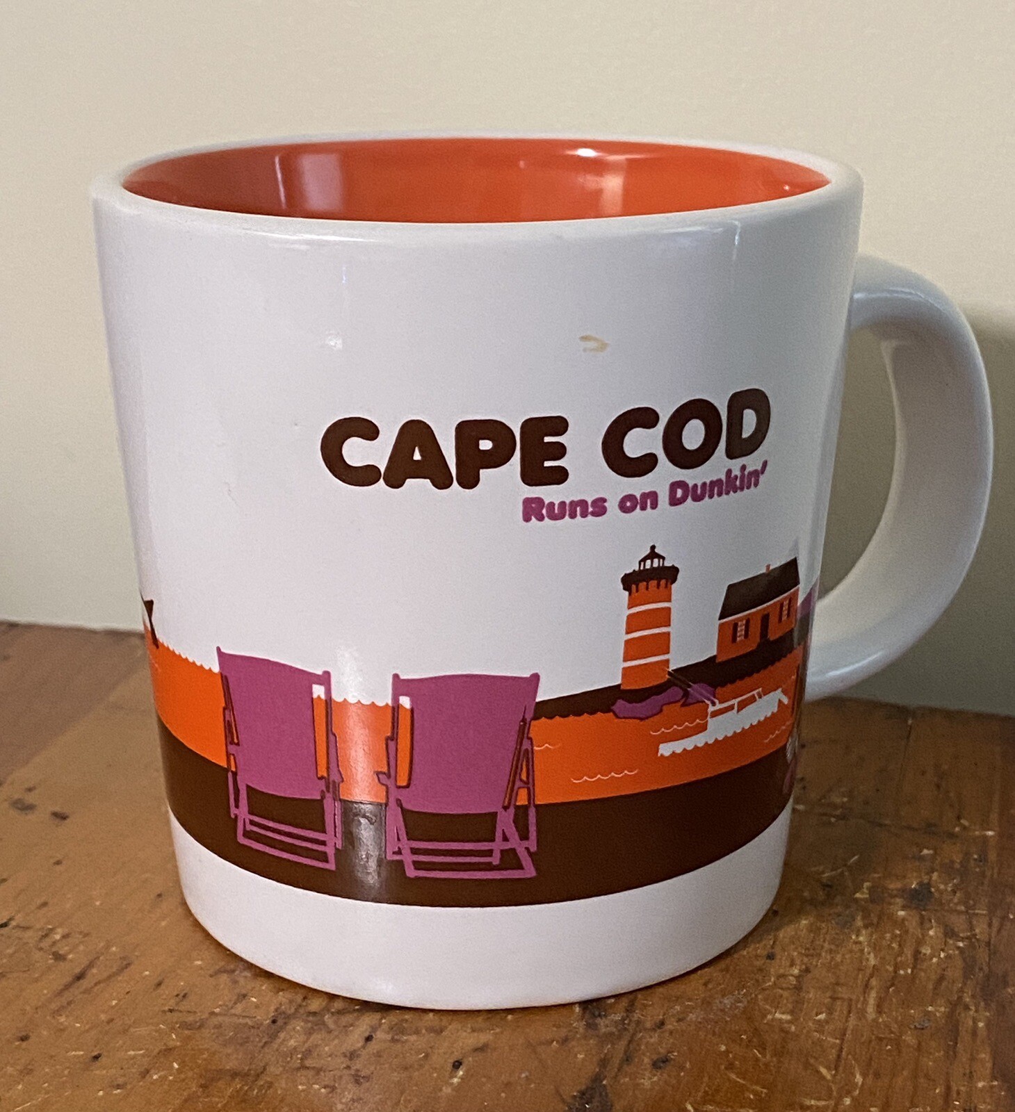 Cape Cod Dunkin' Coffee Tea Mug Dunkin Donuts Great Design Ocean ...