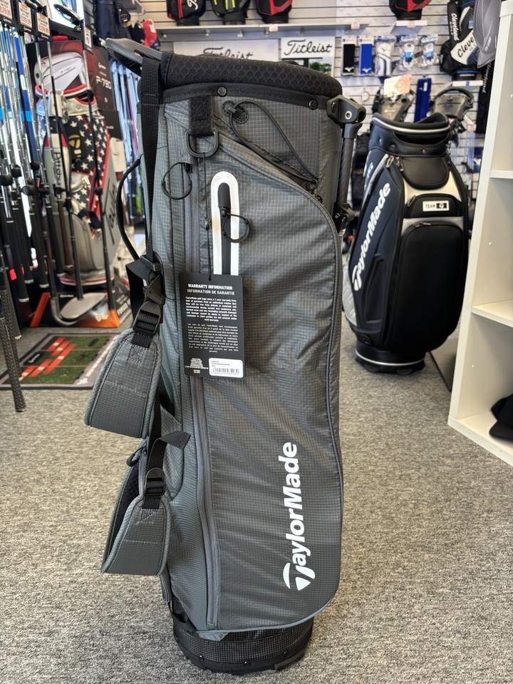 TaylorMade FlexTech SuperLite Stand Bag (Grey) | eBay UK