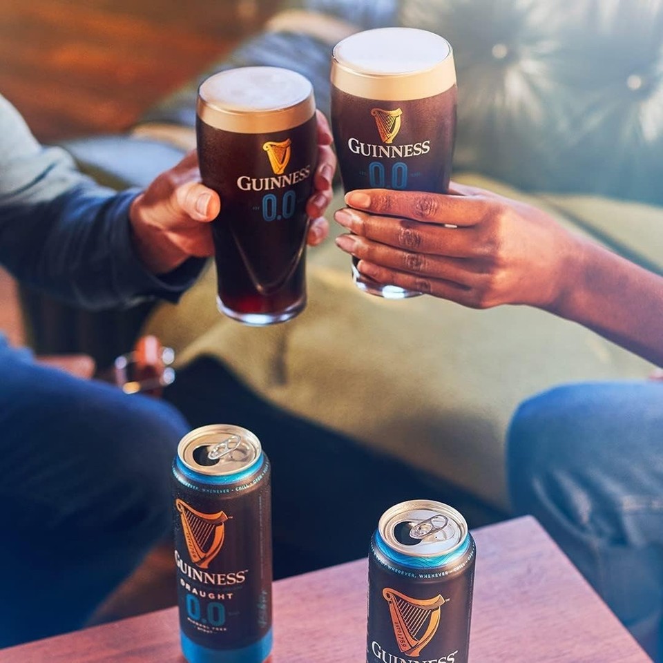 Guinness Draught 0.0 Alcohol Free Stout | 0% Vol | 24 X 440Ml | Notes ...