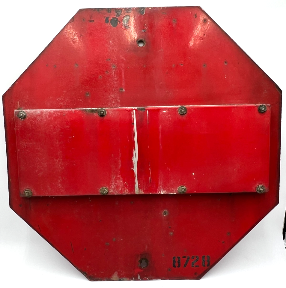 Vintage Auto Club So Cal STOP Sign Cat Eye Reflector 1940s Traffic ...