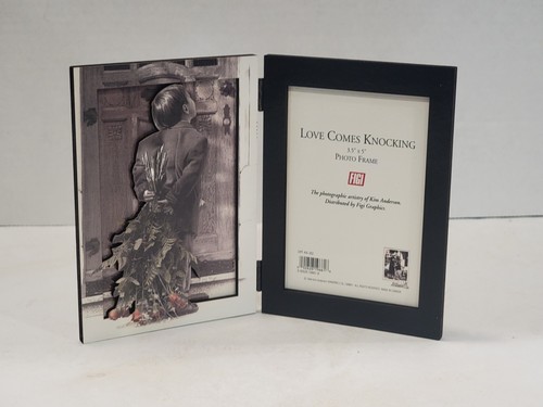 "Love Comes Knocking" Figi Hard Cardboard 3D Picture Frame - Holds 3 ...