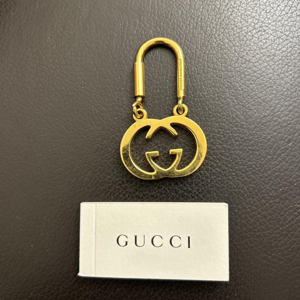 GUCCI logo, GG LOGO key Holder, Key Ring, Key Chain Bag | eBay