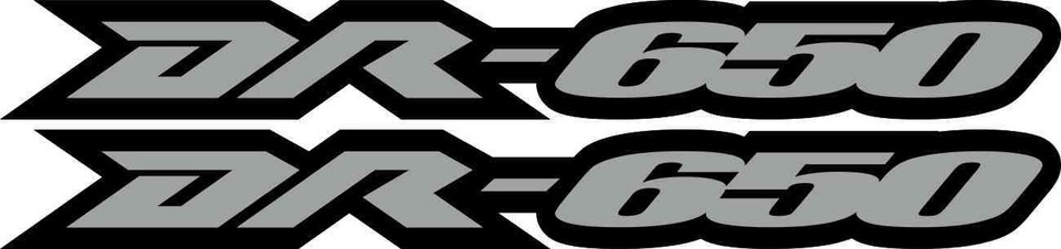 2013 Gray DR650 Dr 650 Swingarm Stickers Decals Graphics airbox tank ...