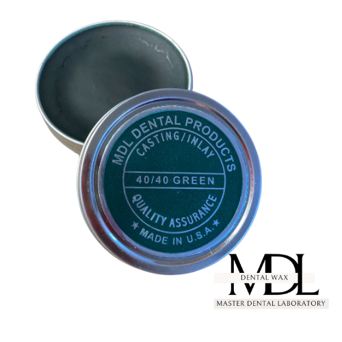 Dental Casting Inlay Milling Wax by MDL Dental Products 40/40 Green ...