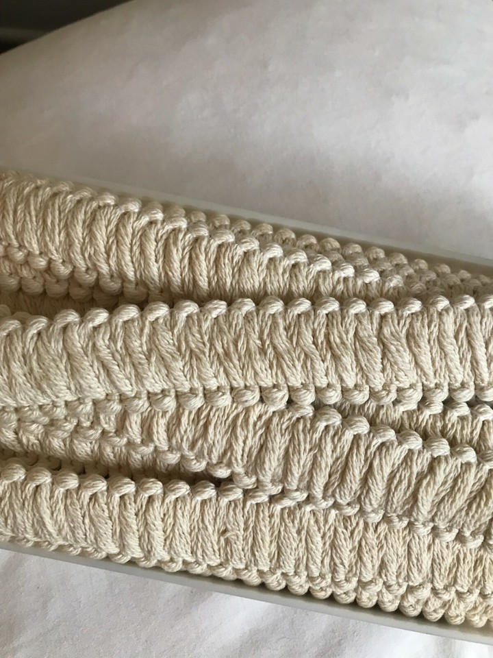 Fringe Mini Loop Cotton Off-White Home Inspirations Upholstery Craft 15 ...