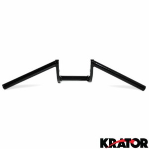 Black Drag 1" Z Bars Motorcycle Pullback Handlebars For Harley Chopper ...