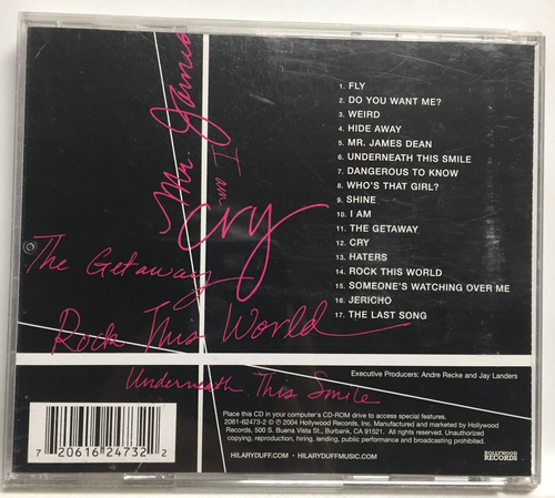 Hilary Duff - Self-Titled (CD,2004,Hollywood,Enhanced,1st Edition ...