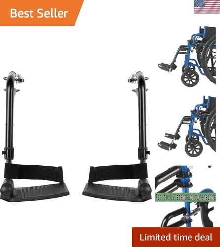 Wheelchair Elevating Legrests ，Composite Footplates Non-Padded Calf ...