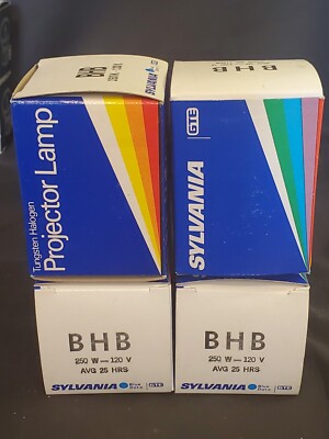 LOT OF 4 - Sylvania BHB Projector Lamp Bulbs 250w 120v | eBay