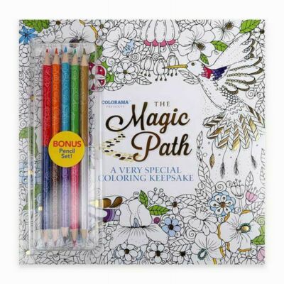 Colorama The Magic Path Adult Coloring Book with bonus pencil set AS ...