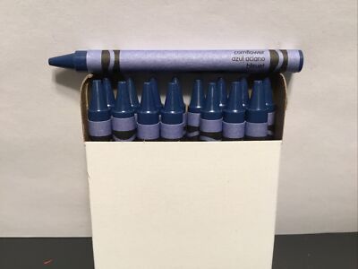 (16) Crayola Crayons (cornflower) BULK | eBay