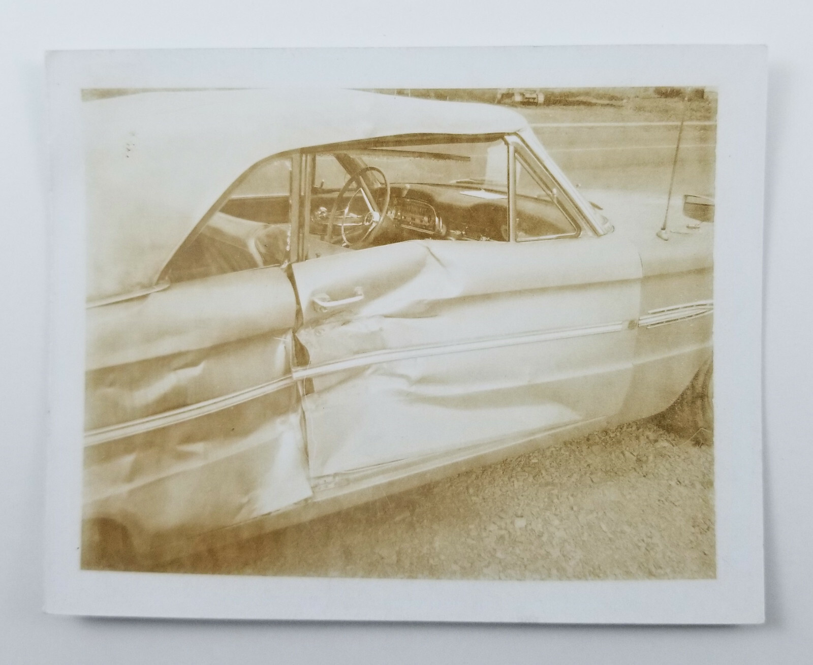 Polaroid Photo Damaged Smashed Automobile Car Accident | eBay