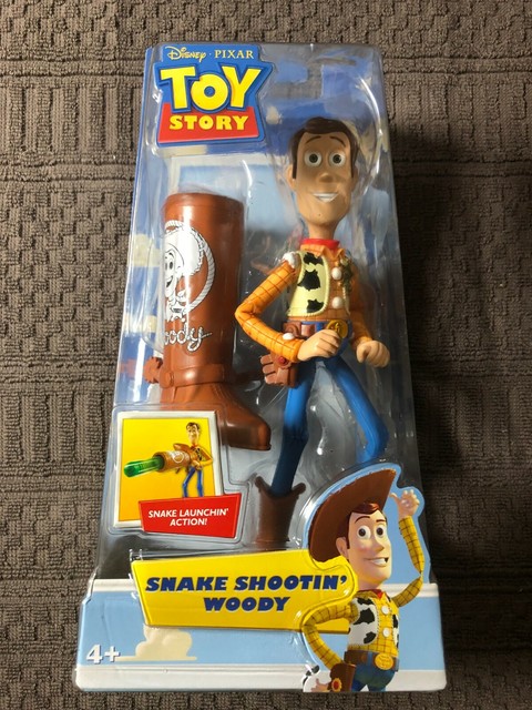 Disney Pixar Toy Story Snake Shootin Woody Mattel 2009 Action Figure ...
