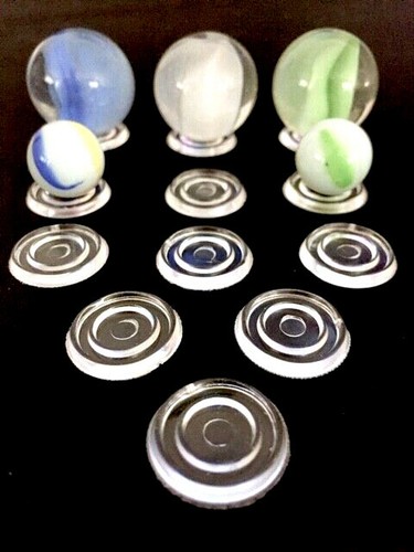 ⭐PACK OF 25⭐ Display Stands Holders Marbles Crystal Ball Sphere Globe ...