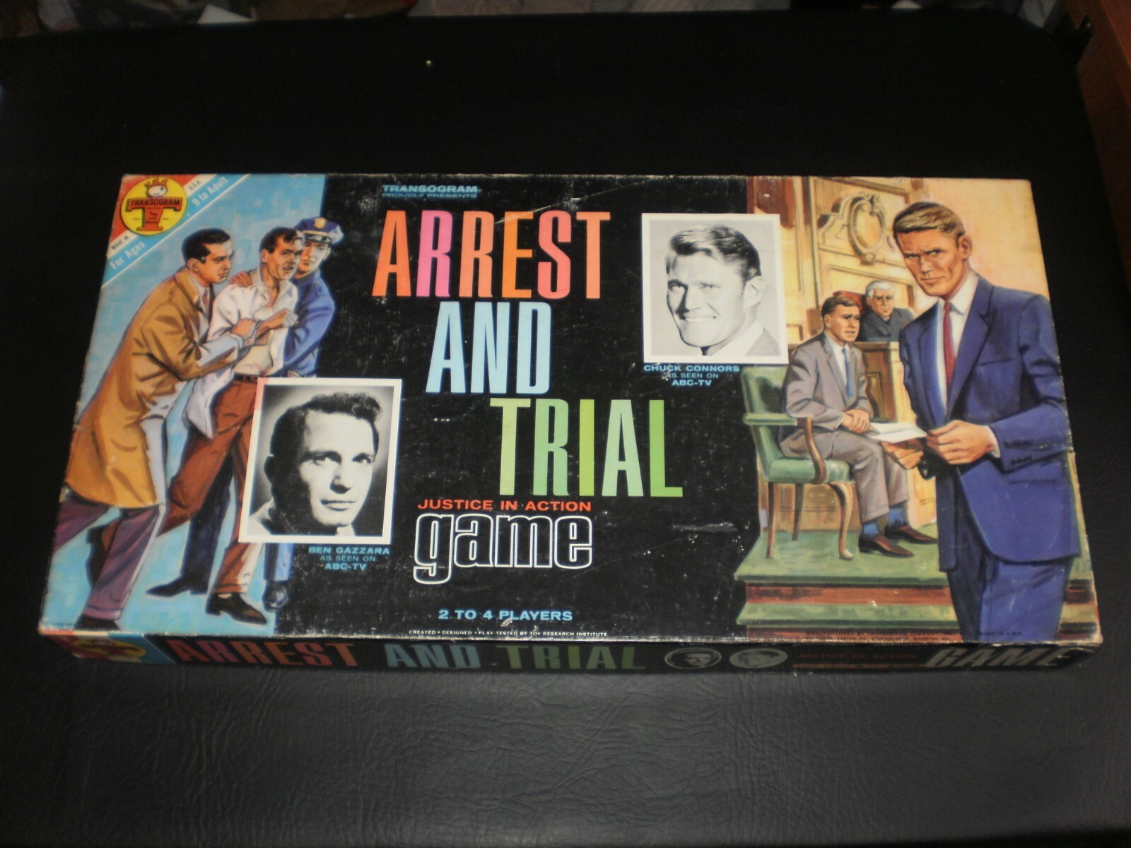 ARREST AND TRIAL GAME TRANSOGRAM GAMES 1963 EXCELLENT VINTAGE CONDITION ...
