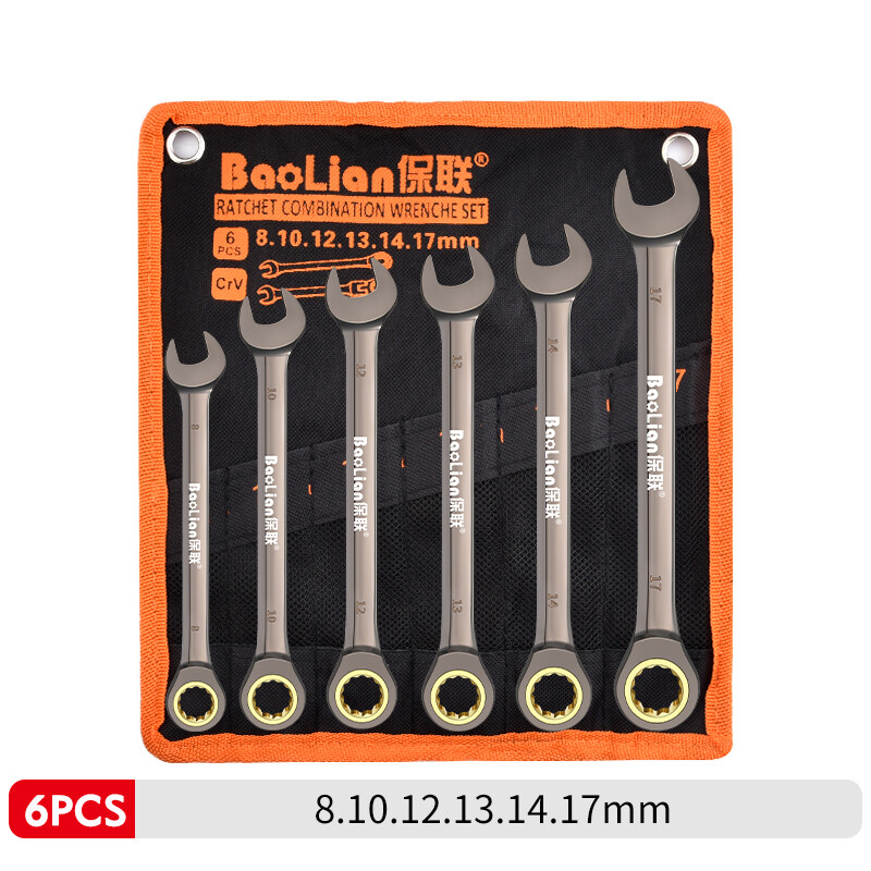 Ratchet Spanner Combination Fixed & Flexi 6 - 32mm Different Sizes Tool ...
