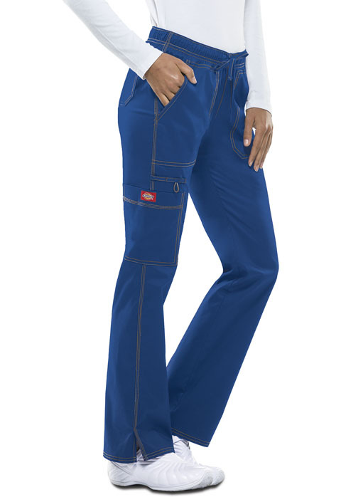 Royal Dickies Scrubs Gen Flex Low Rise Straight Leg Drawstring Pant ...