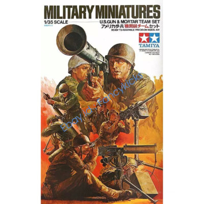 Tamiya 35086 1/35 Scale U.S. Gun and Mortar Team Set Model Kit | eBay