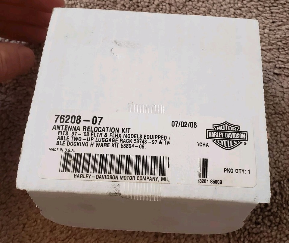 Genuine Harley-Davidson Touring Am/Fm Antenna Relocation Kit 76208-07 ...