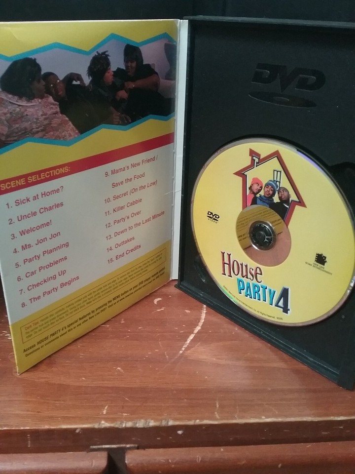 House Party 4 (DVD, 2001, WIDESCREEN/FULLSCREEN) 794043529528 | eBay