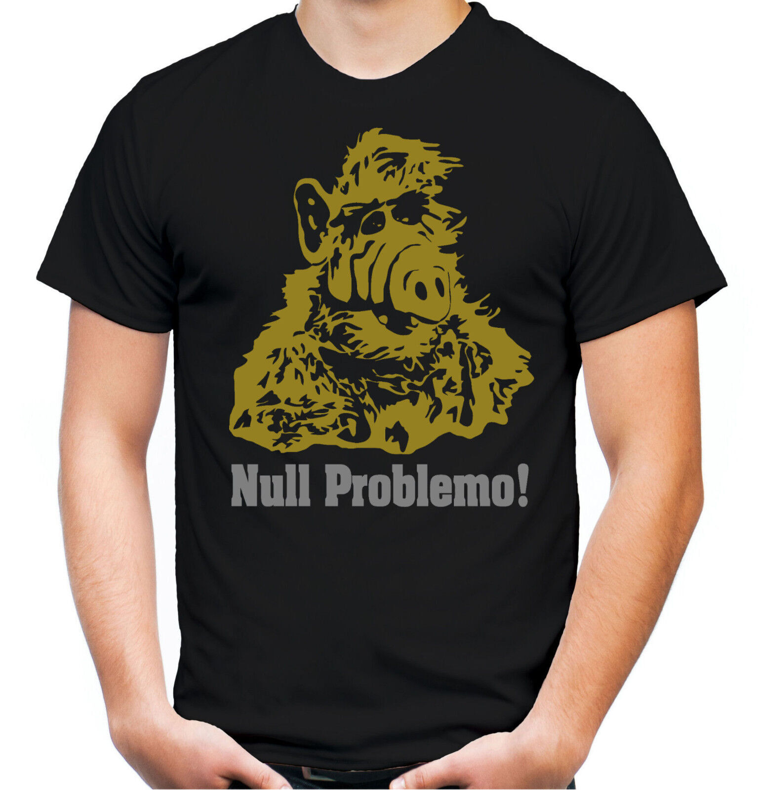 ALF Fun Männer T-Shirt | Null Problemo Ufo Kult Geschenk | M1 | eBay.de