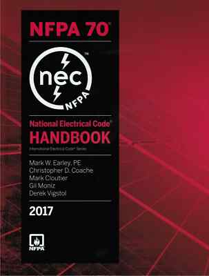NFPA 70 National Electrical Code ( Handbook 2017 Edition Hardcover NEC ...