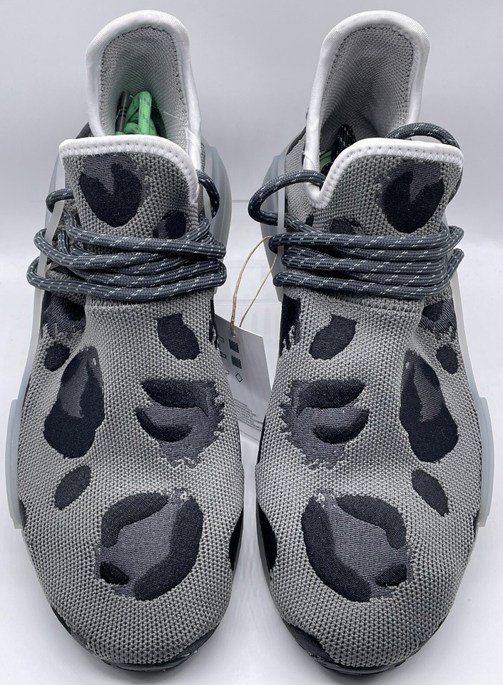 adidas Pharrell x NMD Human Race Animal Print Ash ID1531 Size 8.5 NWOB ...