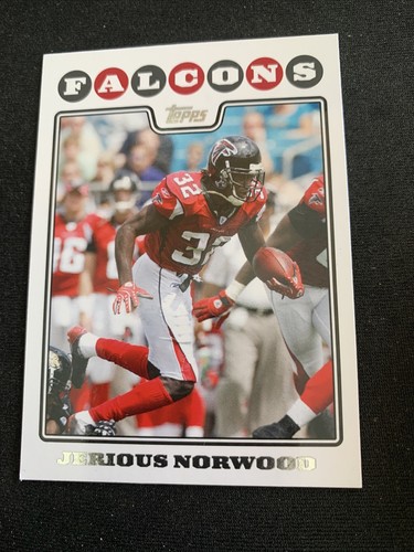 2008 Topps Football Card #67 Jerious Norwood Atlanta Falcons NM+ Free ...