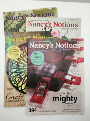 Vintage Nancy Notions catalogs 2016-2017 | eBay