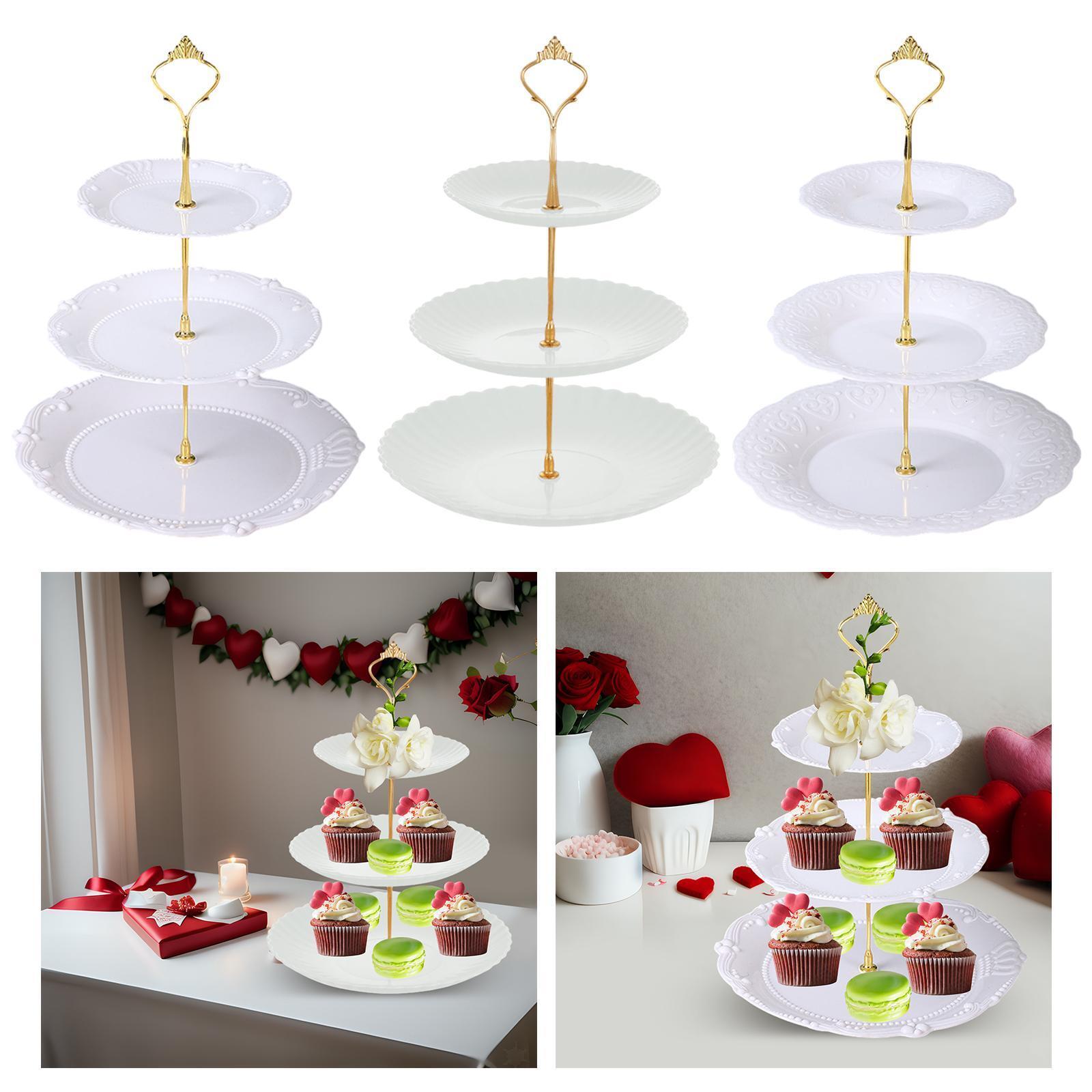 Dessert Holder Home Decor 3 Tier Pastry Stand for Party Birthday ...