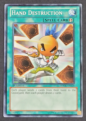Yugioh TCG - Hand Destruction - SDOK-EN028 - NM - 1st Ed - Common ...