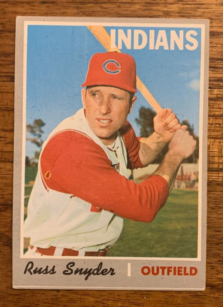 1970 TOPPS BASEBALL RUSS SNYDER #347 EXMT | eBay