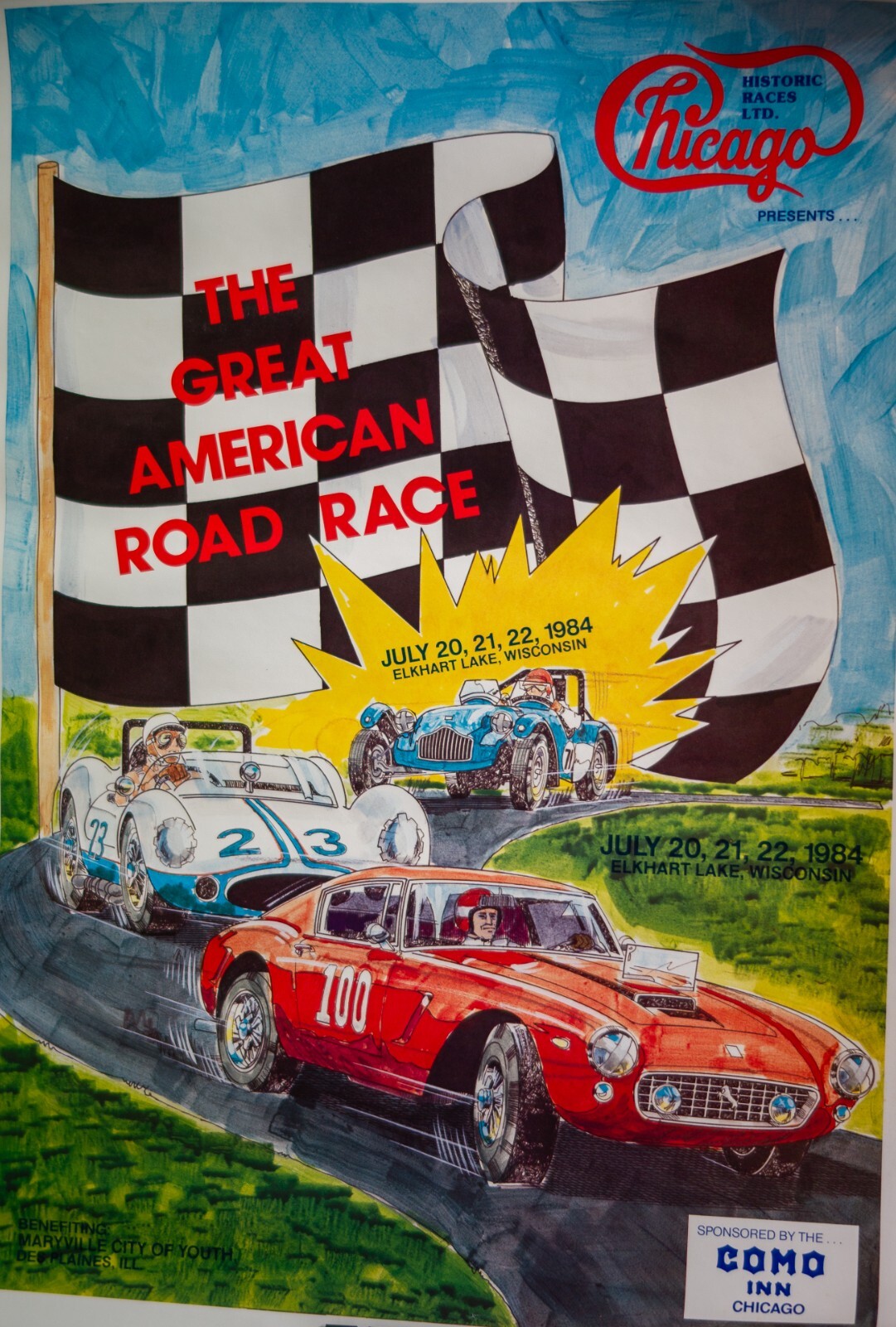 The Great American Road Race 1984 Chicago Historic Races POSTER Joe ...