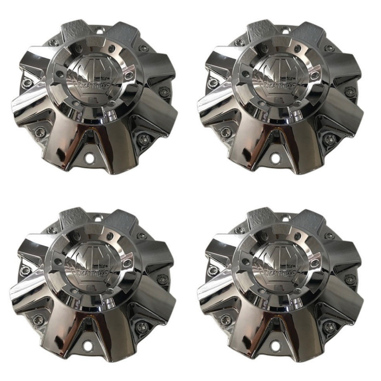 4 Pack Mayhem Wheel 8040 Tank C108040C01 8122090F-2 C108040B01 Chrome ...