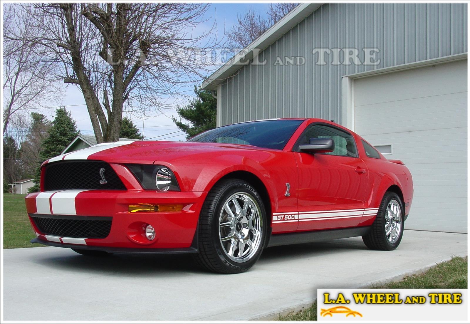 SET OF 4 CHROME 18" FORD MUSTANG SHELBY GT500 OEM FACTORY WHEELS RIMS ...