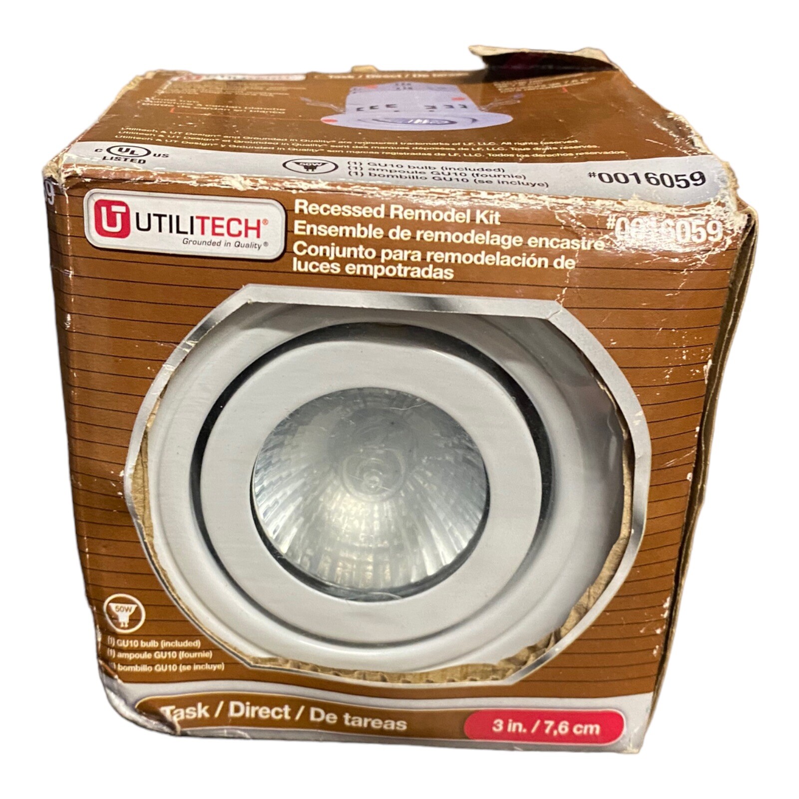 Utilitech White 3 inch GU10 Gimbal Kit Lighting Kit 16059 Authentic ...